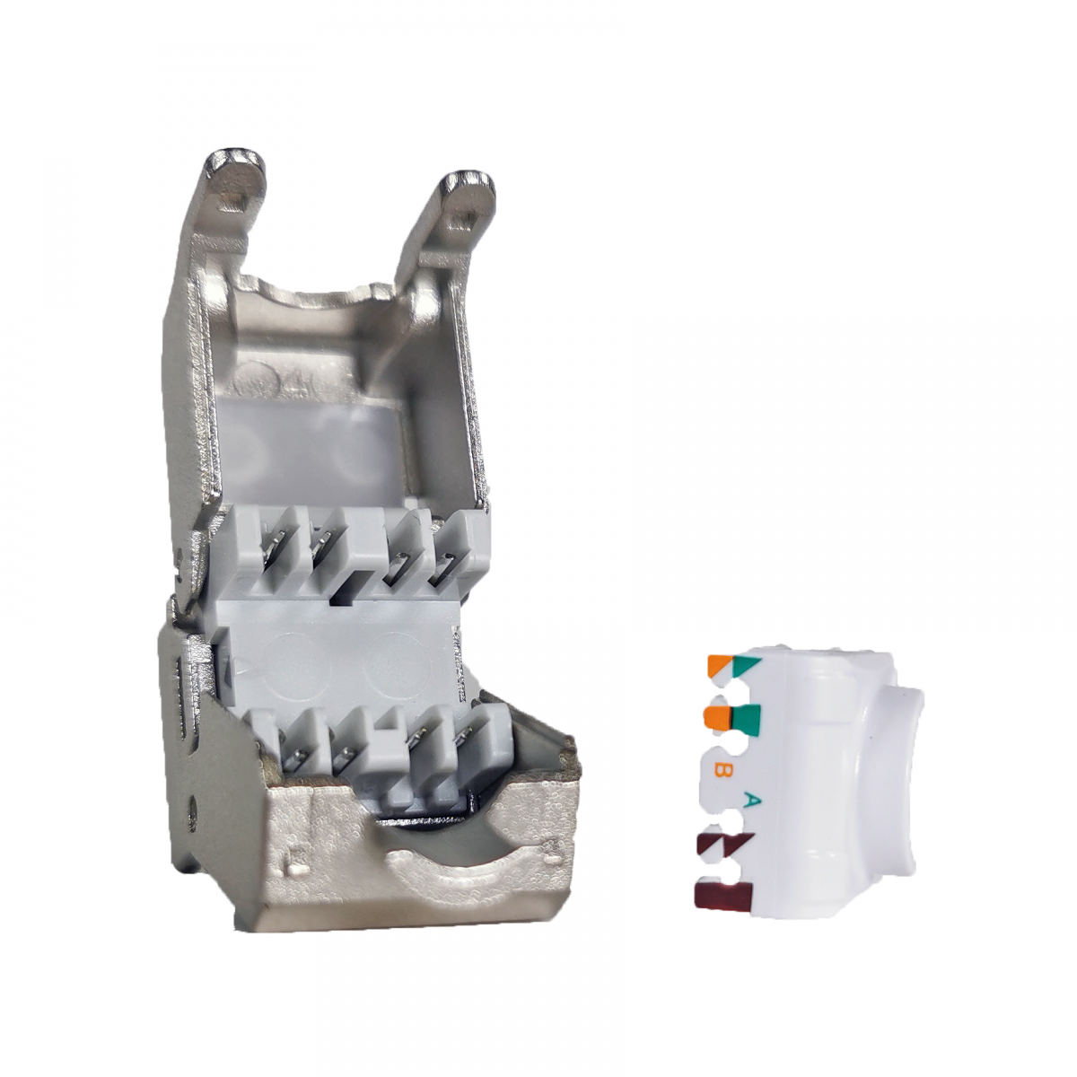 Cat6a Shielded RJ45 Socket Tool-less Keystone Jack Module | FTP | DCDI